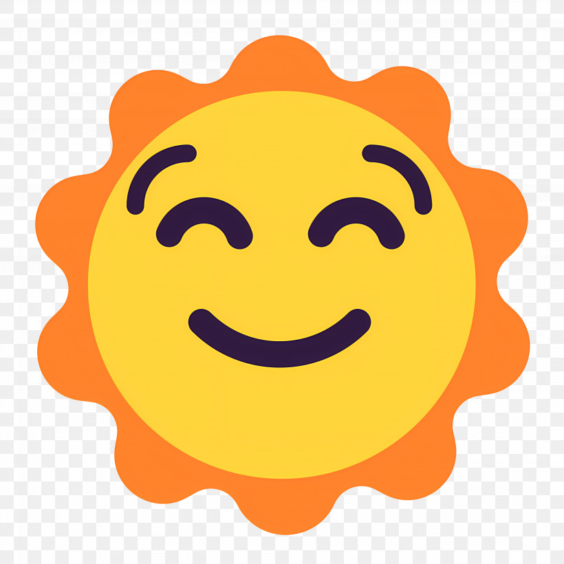 Sun With Face Emoji - Smiling Sun With A Happy Face, PNG, 4096x4096px ...