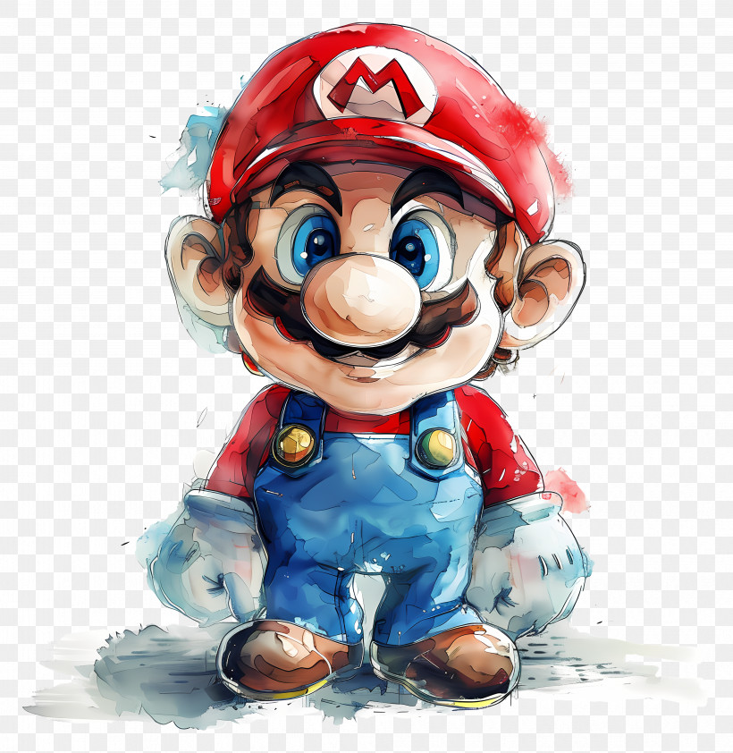 Mario - Cartoon Character In Red Cap Illustration, PNG, 4064x4176px, Mario, Animated Design ...