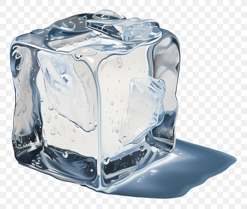 Ice Cube - Realistic Transparent Ice Cube Illustration, PNG, 3152x2676px, Ice Cube, Breeze ...