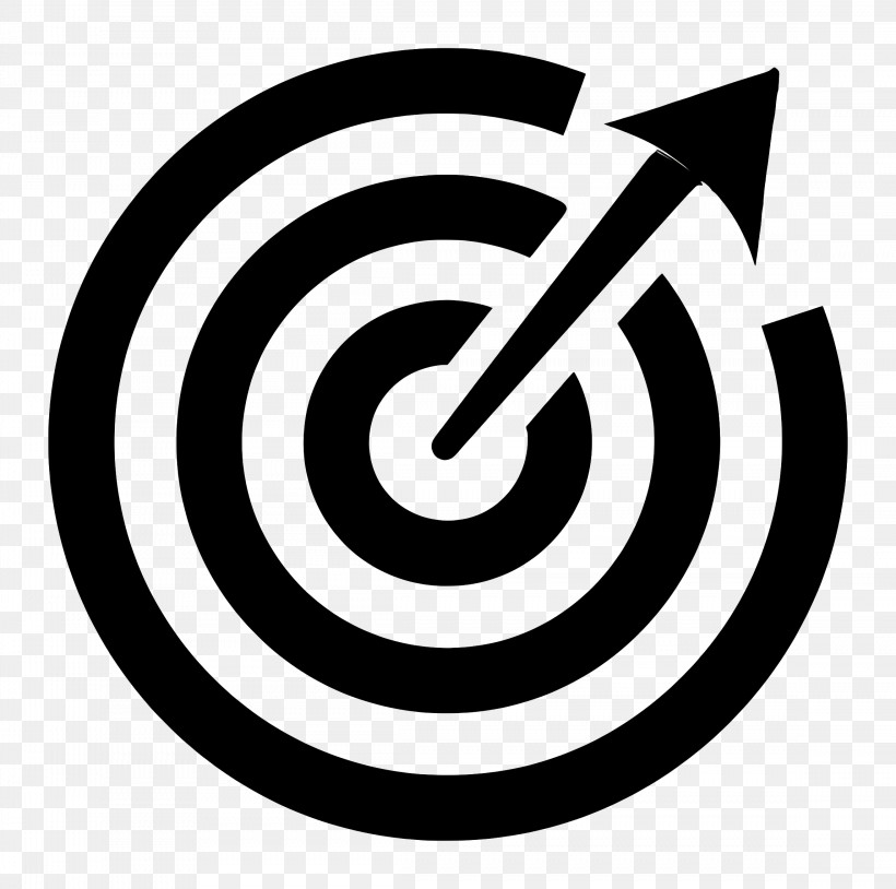 Black Arrow - Black Target Icon With Arrow, PNG, 2296x2280px, Black ...
