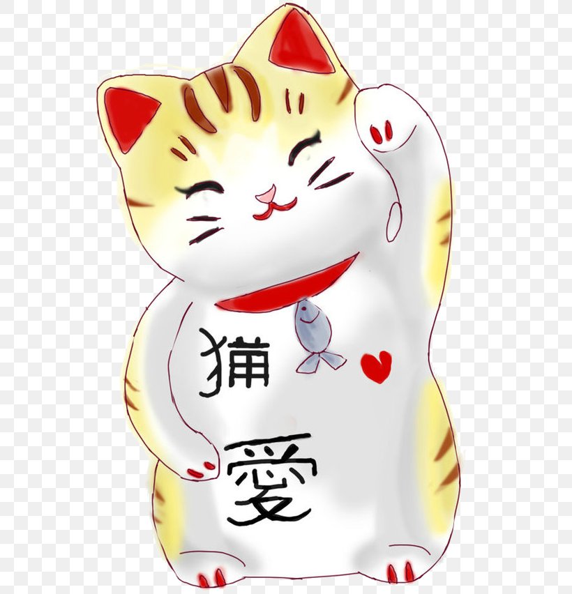 Japanese Bobtail Maneki-neko Whiskers Clip Art, PNG, 552x852px ...